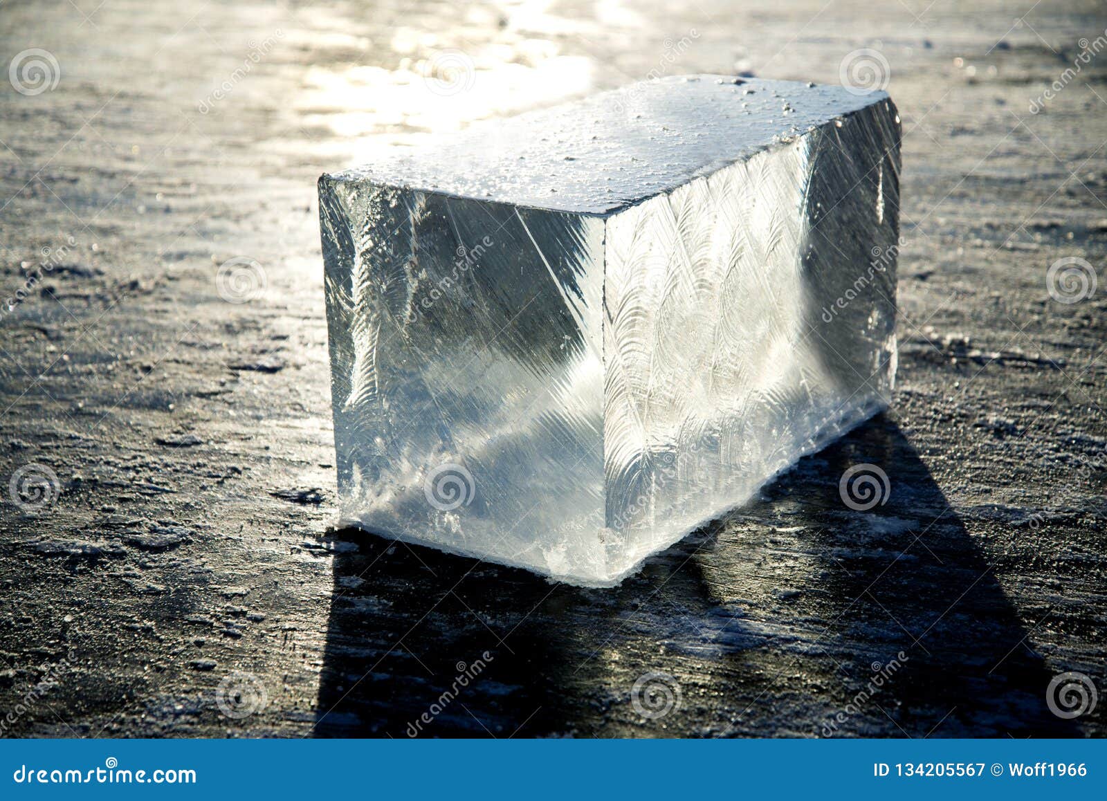 Ice Block Ice Is Water Frozen Into A Solid State Stock Image Image Of Black Clear 134205567