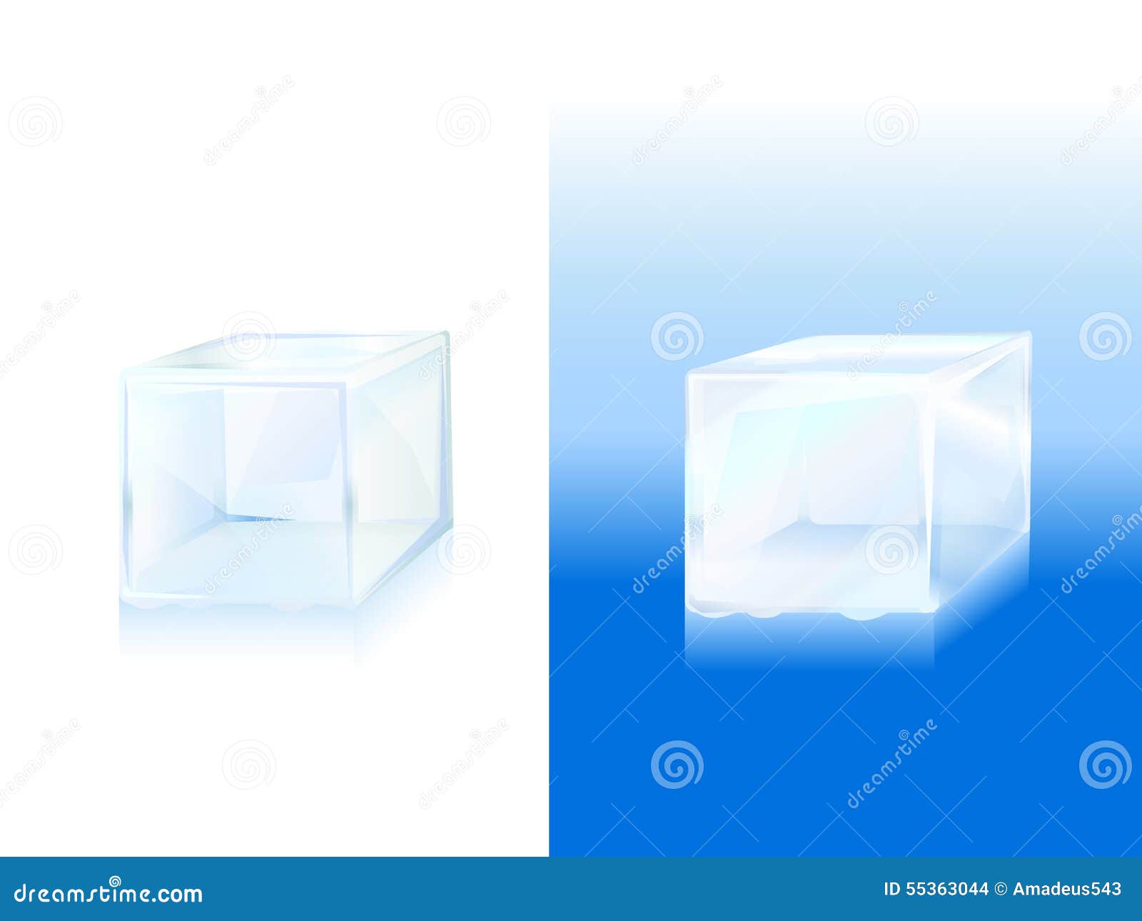 Ice Block Icon Vector Illustration of Frozen Block Stock Vector ...