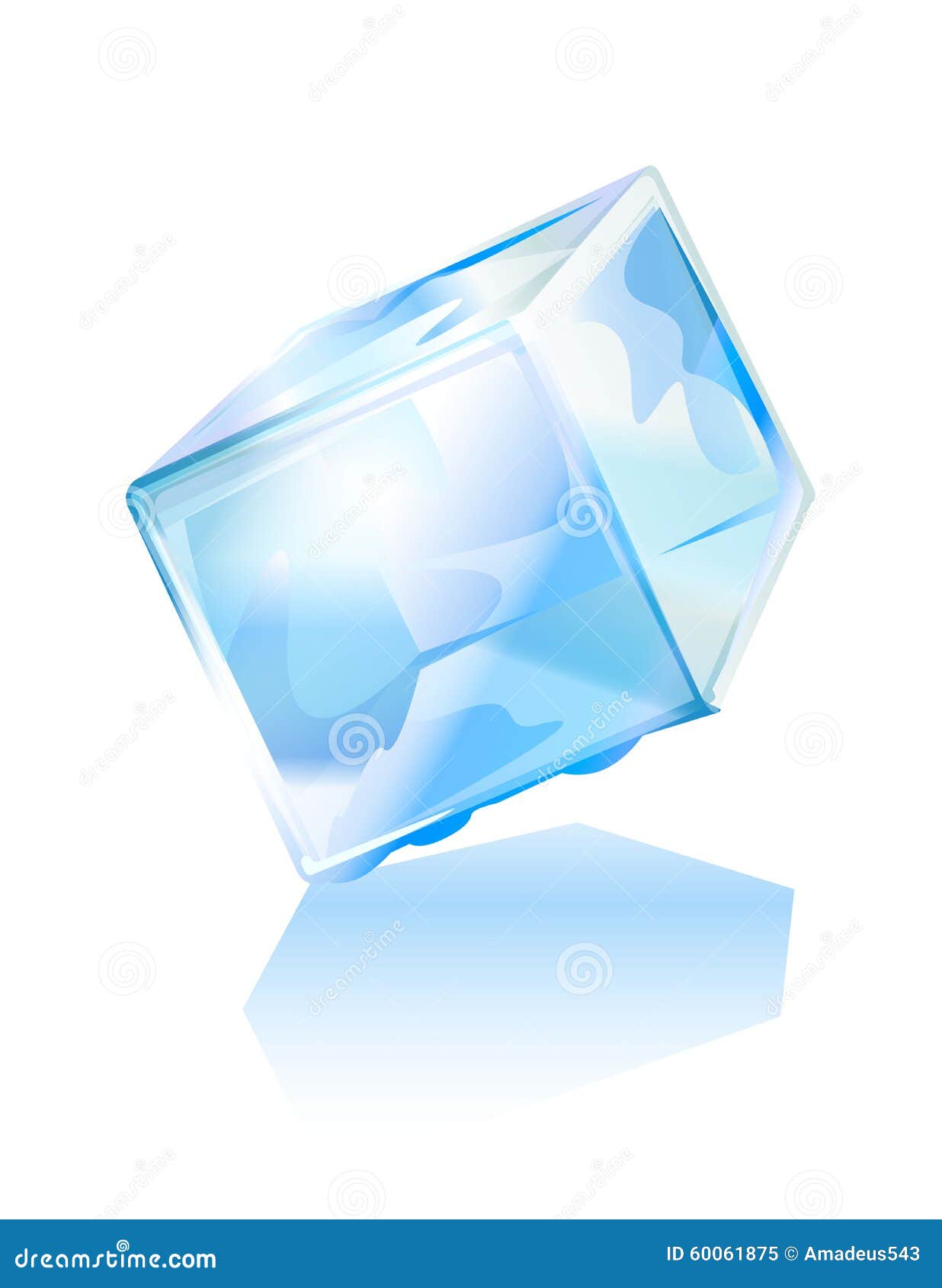 Ice Block Icon Vector Illustration of Frozen Block Stock Vector ...