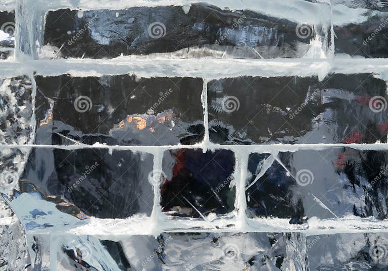 Ice Block Texture Background. Stock Image - Image of glacial ...