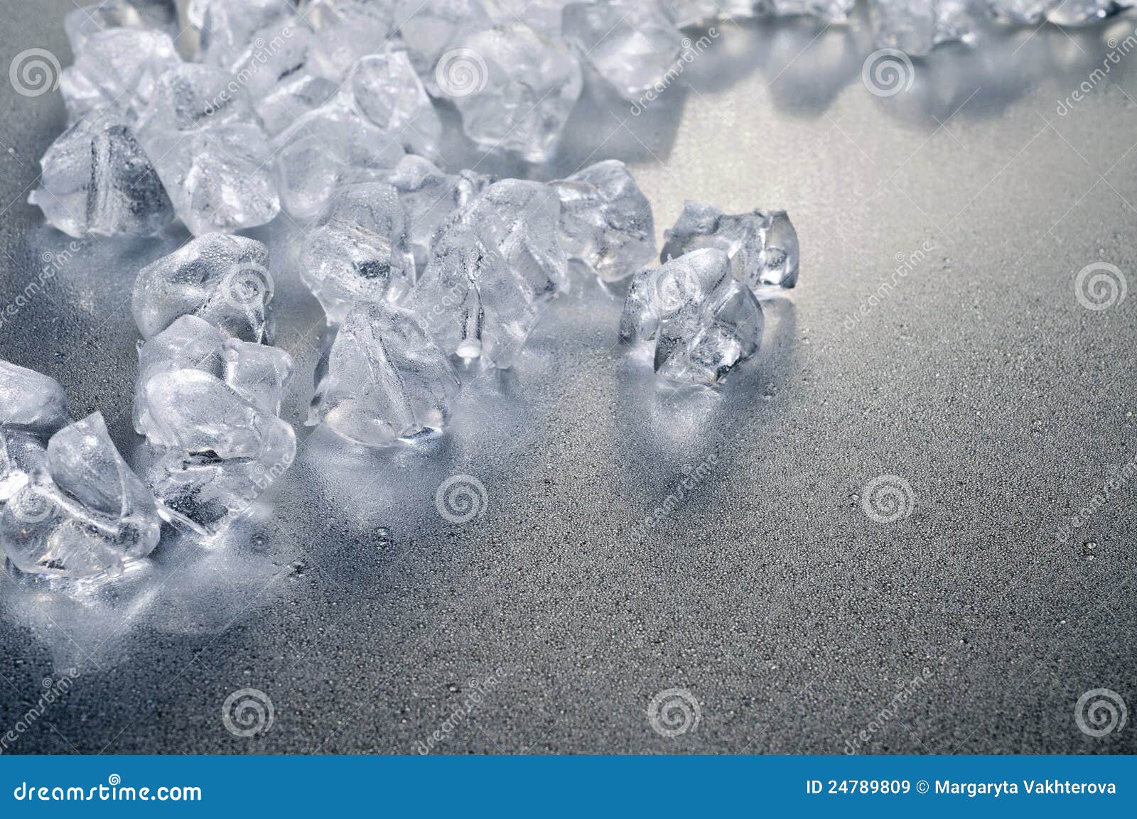 Ice Blocks Over Wet Background Stock Image - Image of cube, cold: 24789809