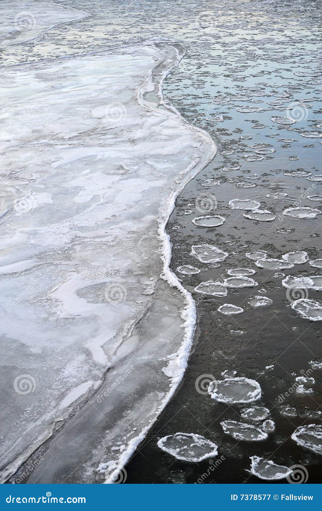 Ice blocks in river stock image. Image of beautiful, blocks - 7378577