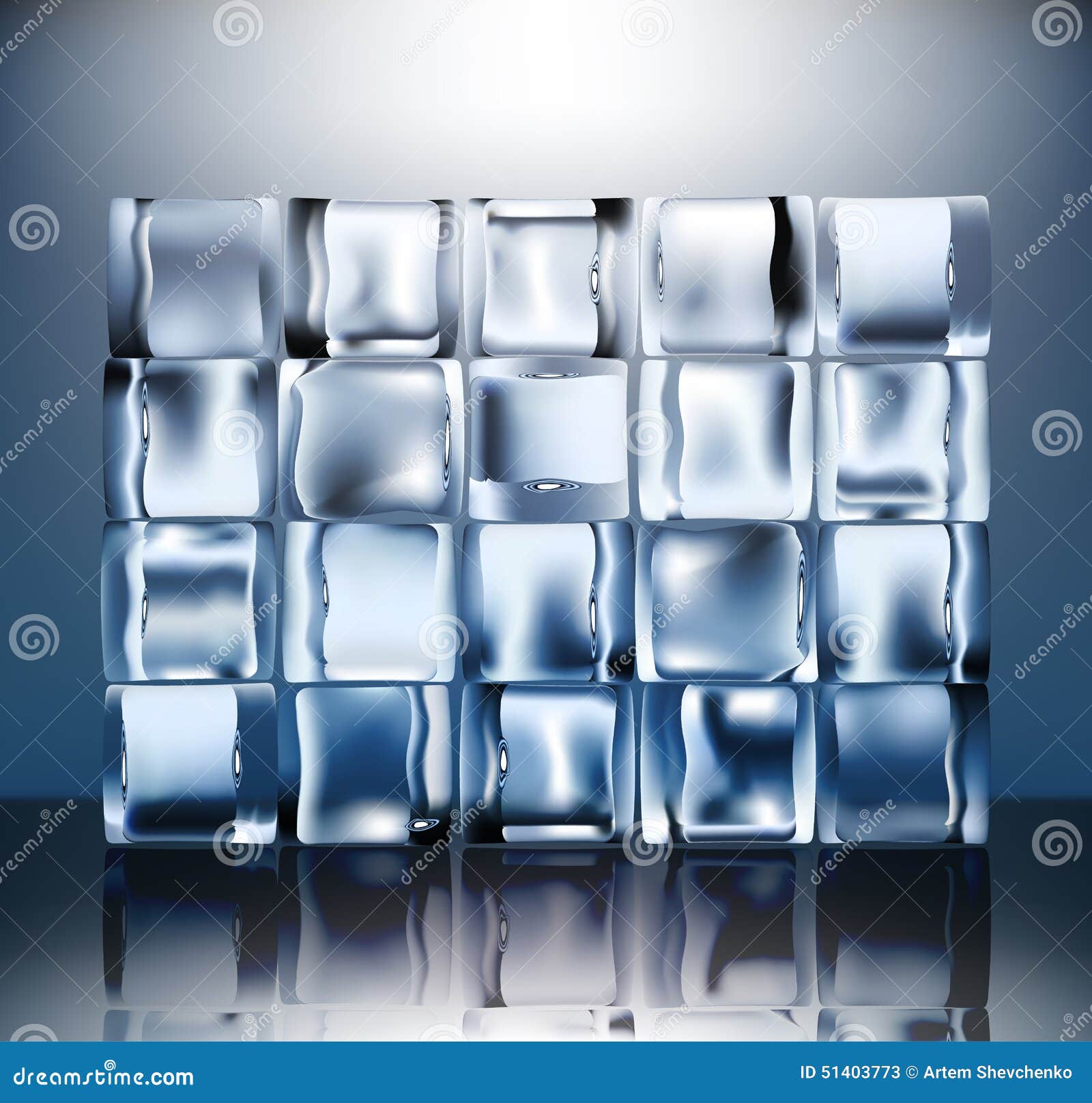Ice blocks wall stock vector. Illustration of cold, drop - 51403773