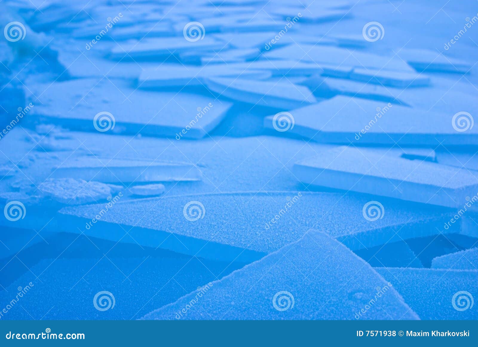 Ice blue stock photo. Image of water, snow, winter, pieces - 7571938