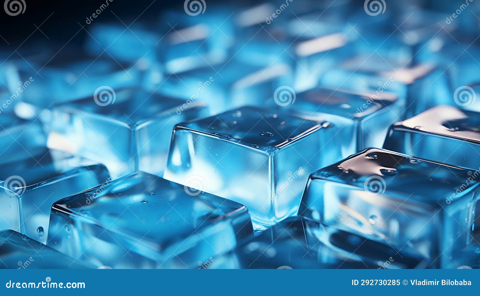 Ice Blue Background with Space for Copy Space Stock Illustration ...