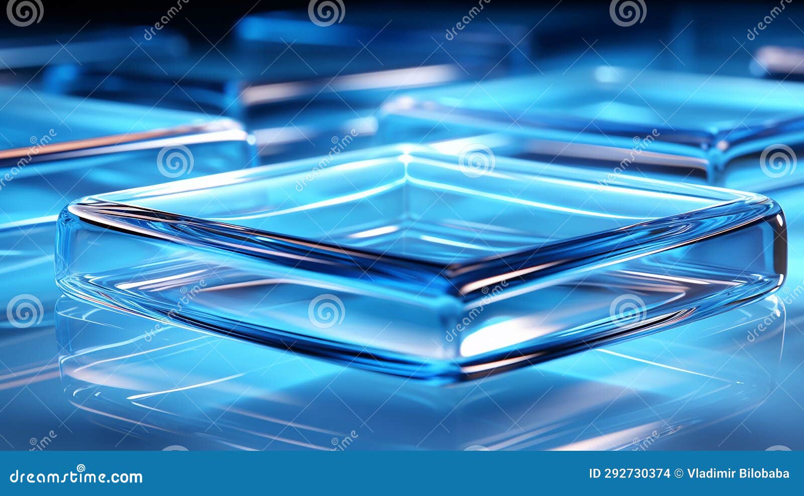 Ice Blue Background with Space for Copy Space Stock Illustration ...
