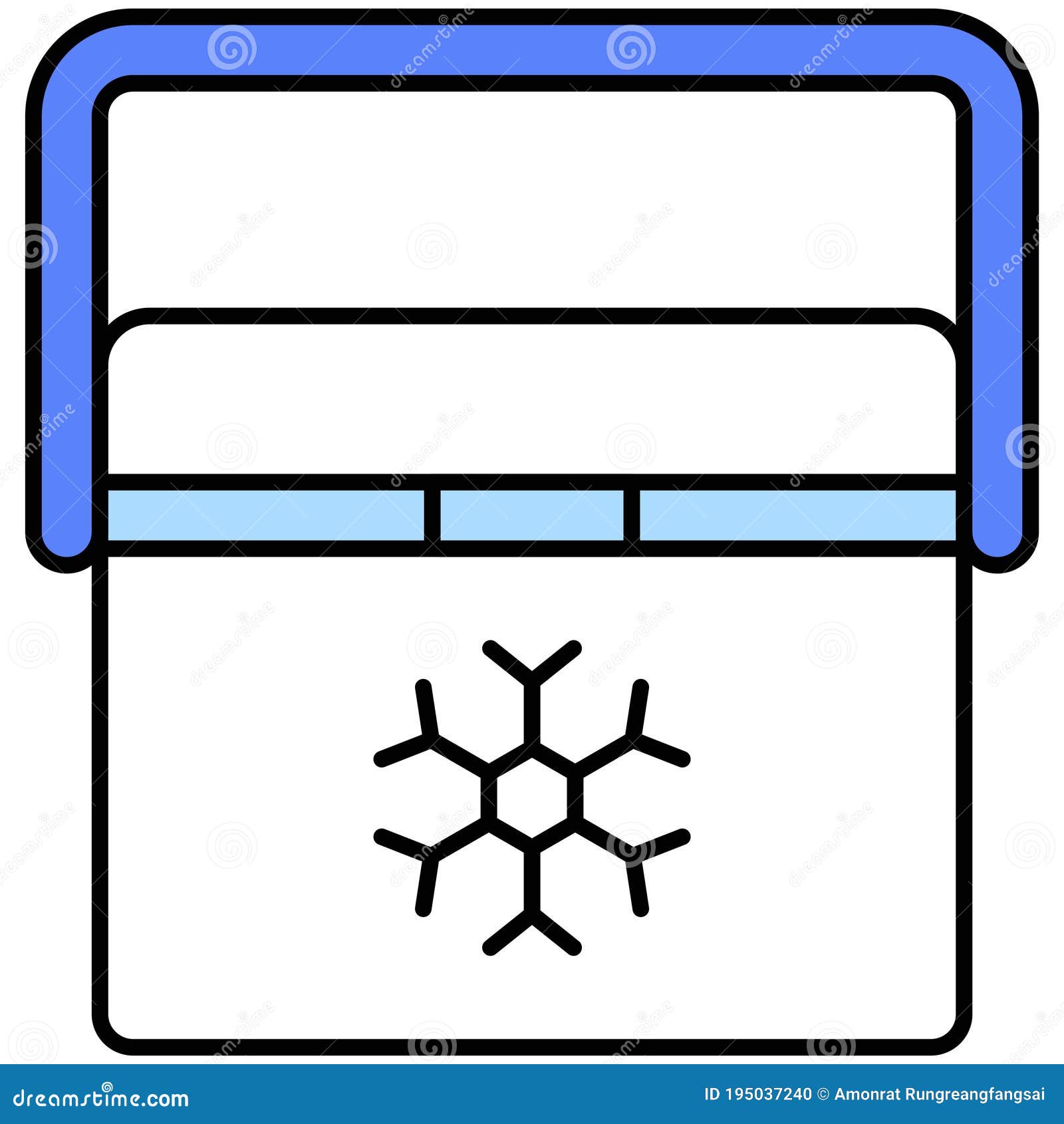 Ice Box Icon, Summer Vacation Related Vector Stock Vector ...