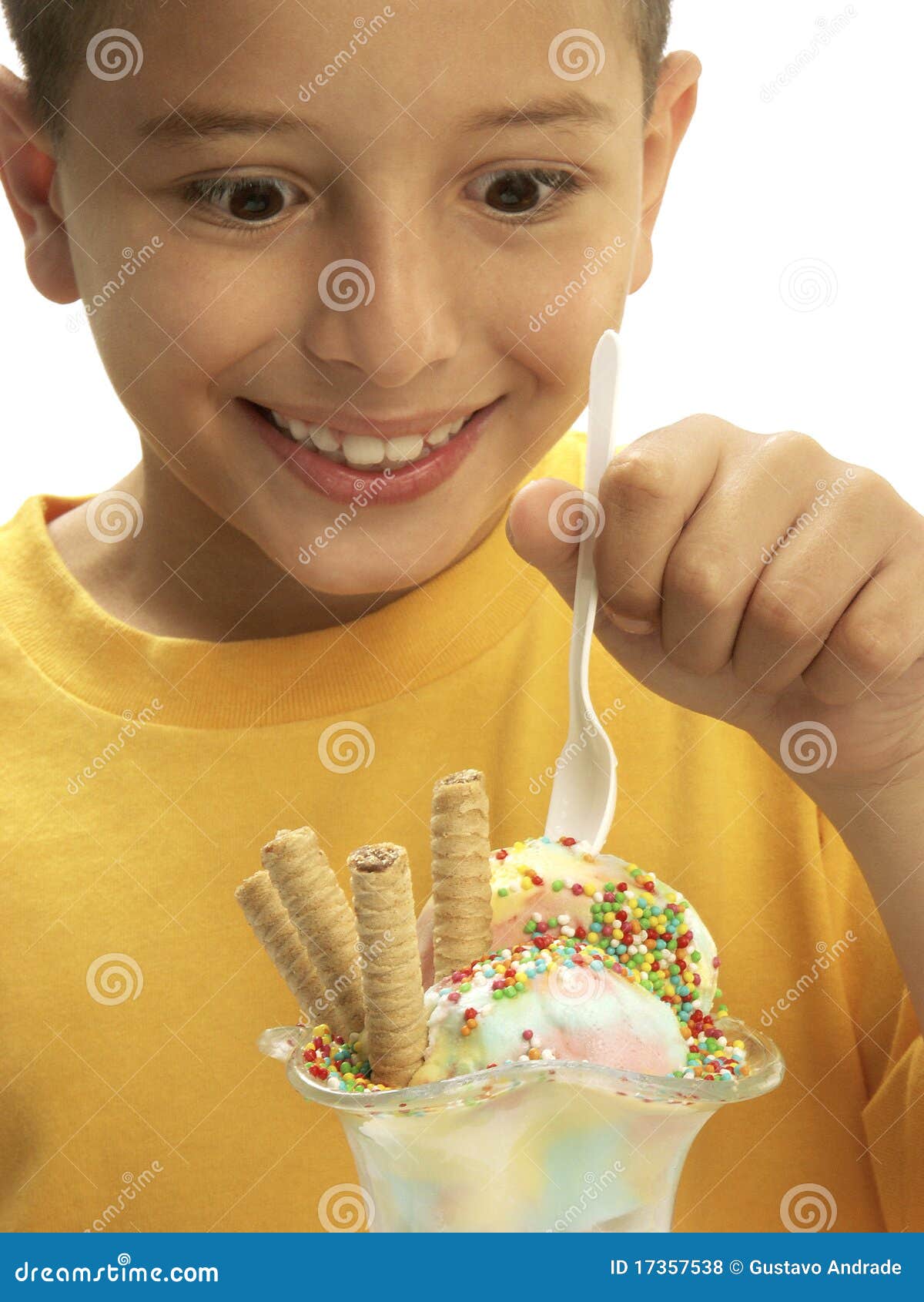 Ice boy. stock photo. Image of hungry, expression, facial - 17357538