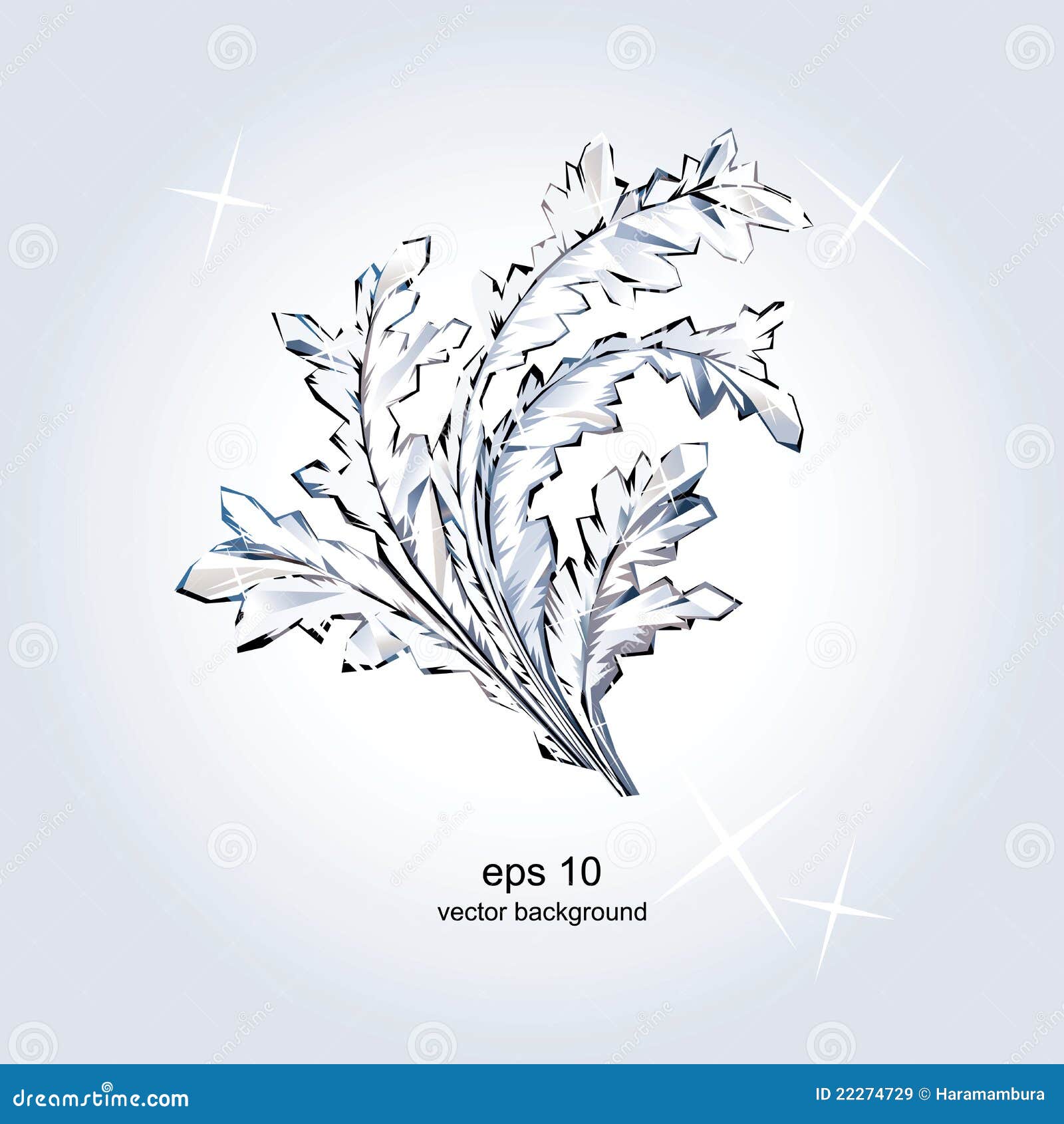 Ice branch stock vector. Illustration of christmas, easy - 22274729