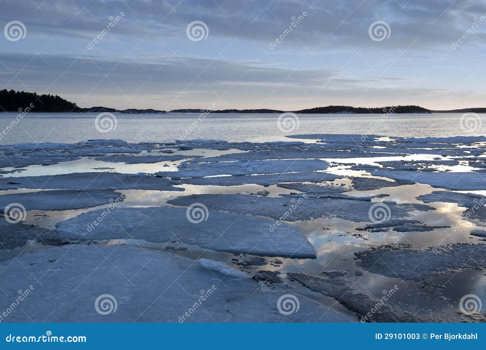The ice is breaking up stock image. Image of spring, sweden - 29101003