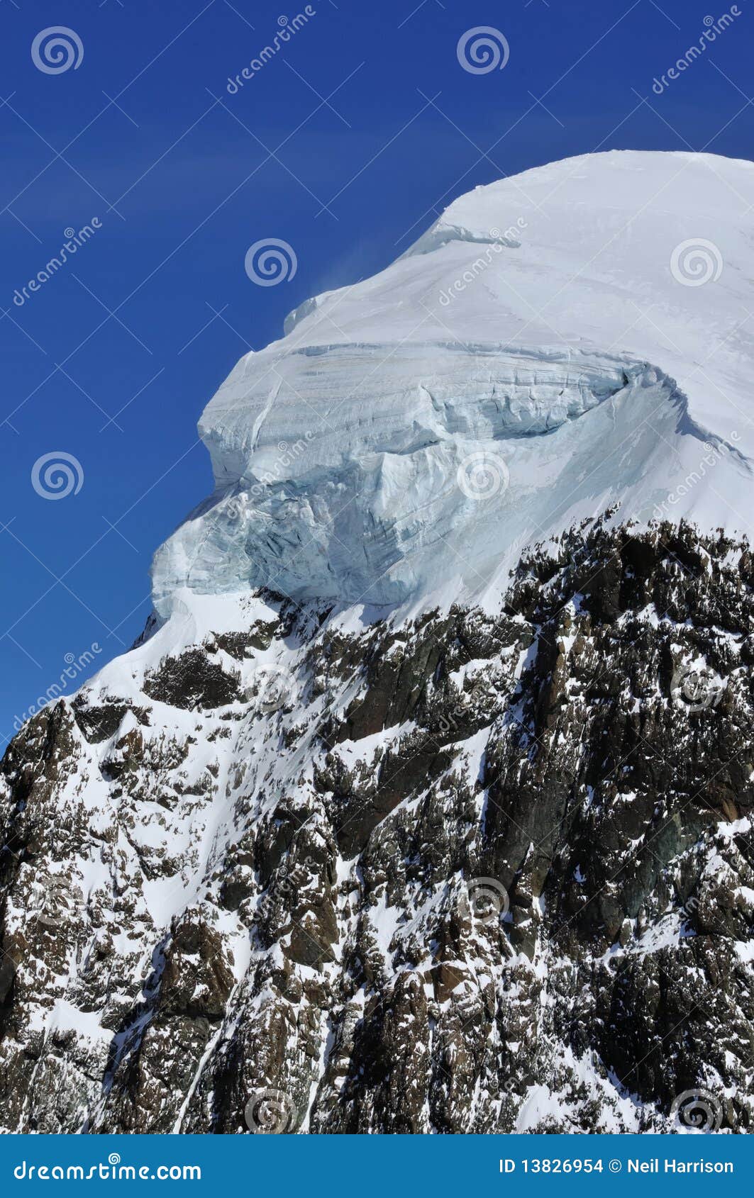 Ice Cap stock photo. Image of mountain, peaks, glacier - 13826954