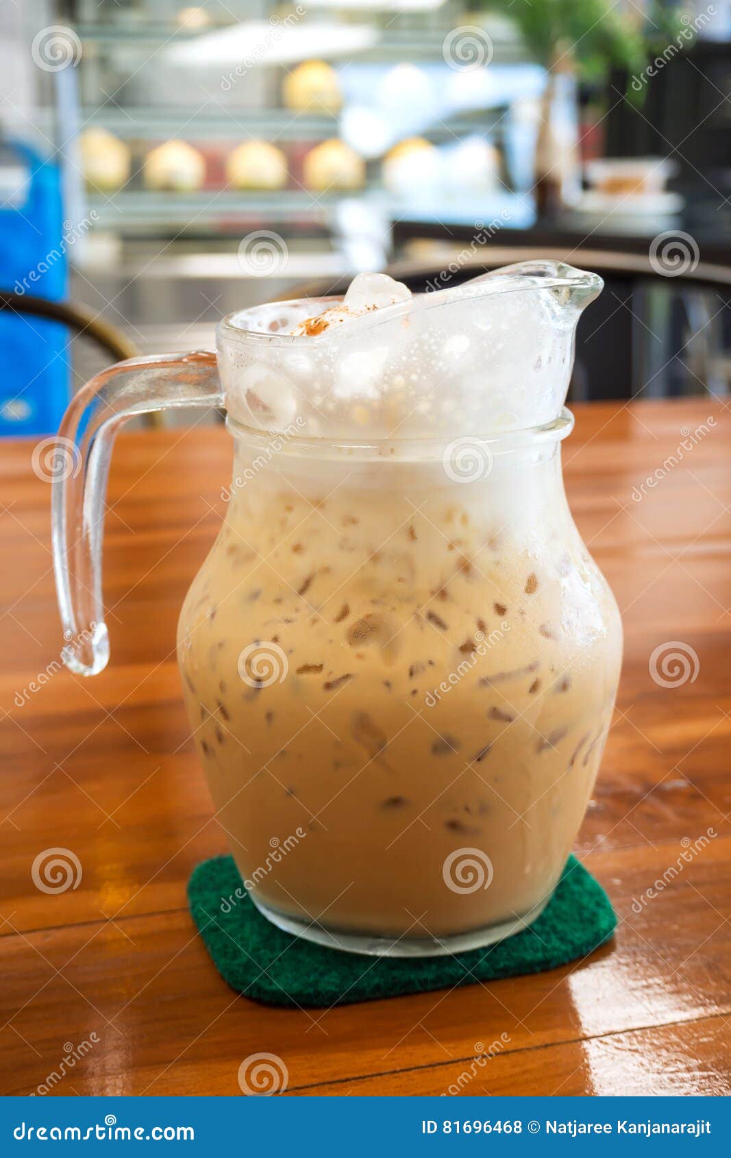 Ice cappuccino. stock photo. Image of beverage, frappuccino - 81696468