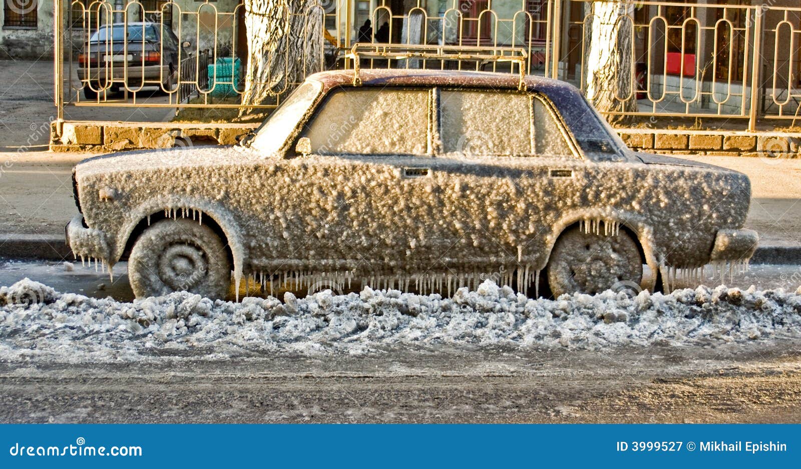 Ice Car stock image. Image of road, street, supply, water - 3999527