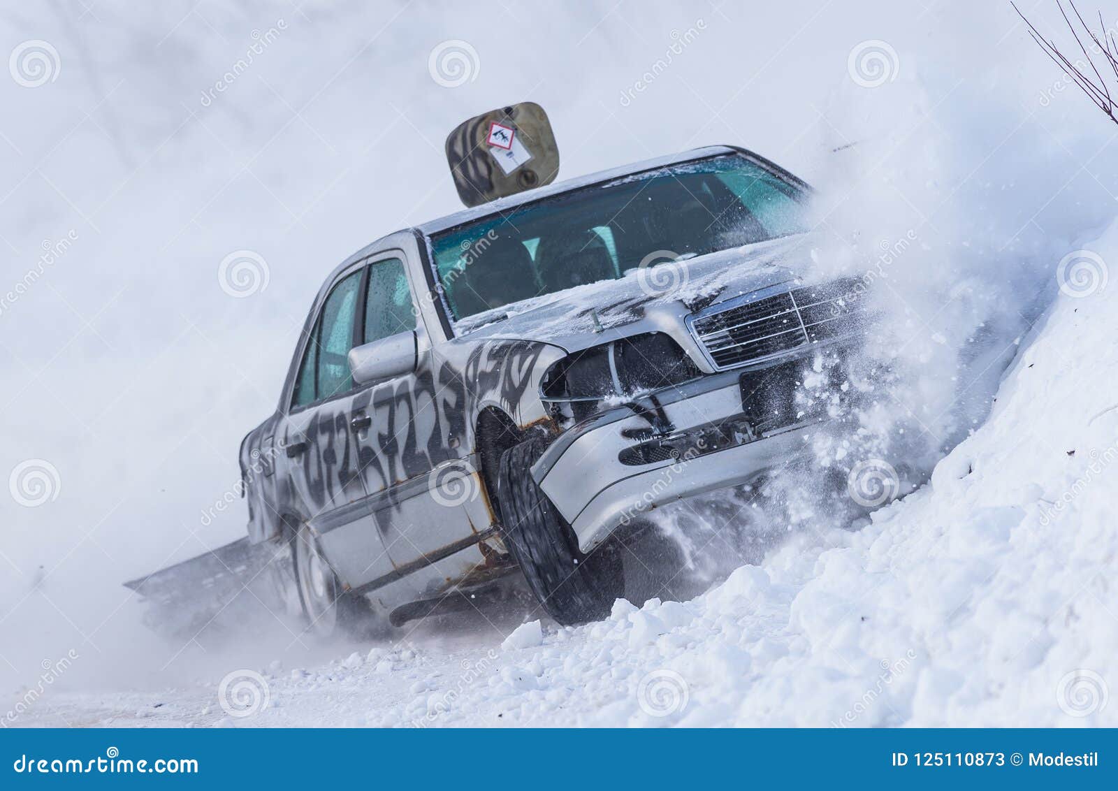 Ice Car Racing stock image. Image of snow, competition - 125110873