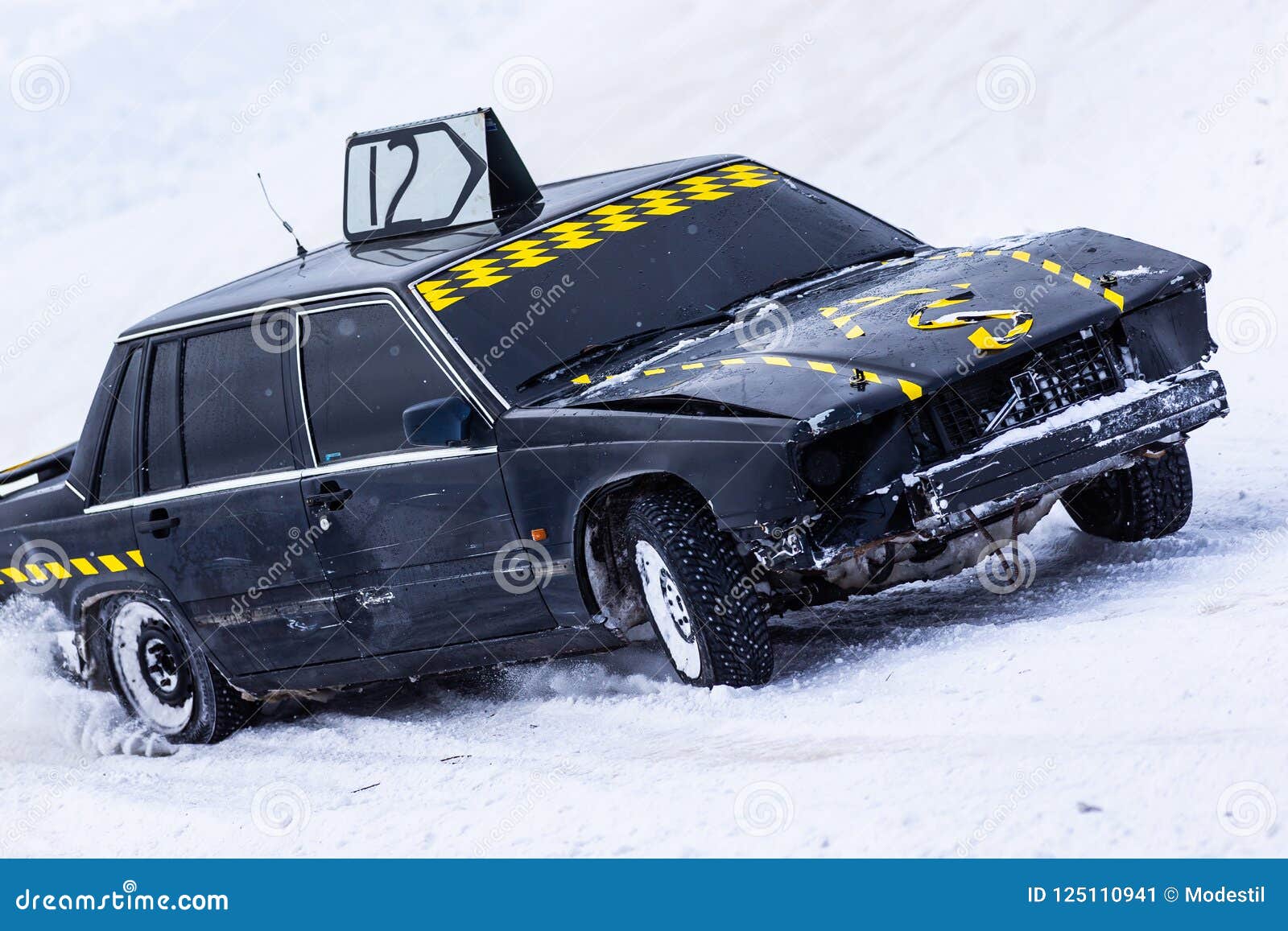 Ice Car Racing stock image. Image of clear, championship - 125110941