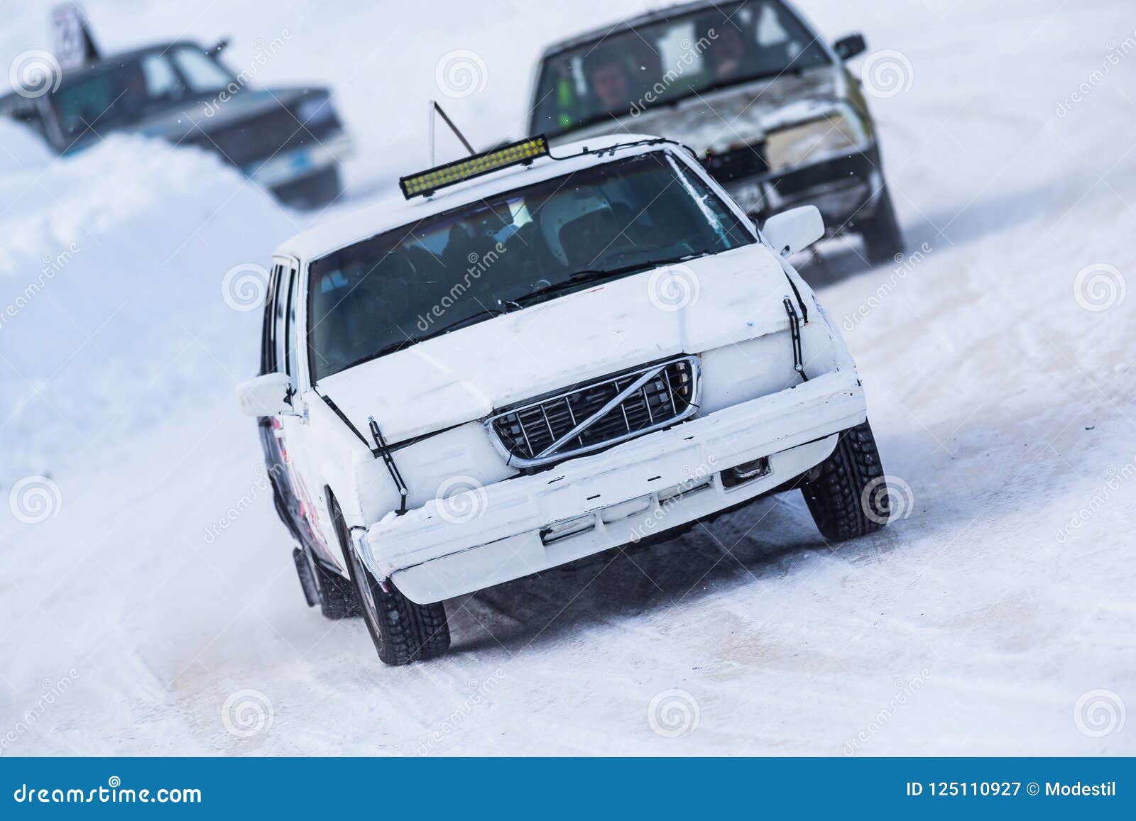Ice Car Racing stock image. Image of frost, speed, racing - 125110927