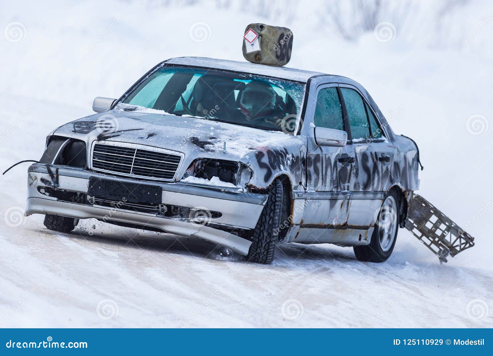 Ice Car Racing stock image. Image of circuit, competition - 125110929