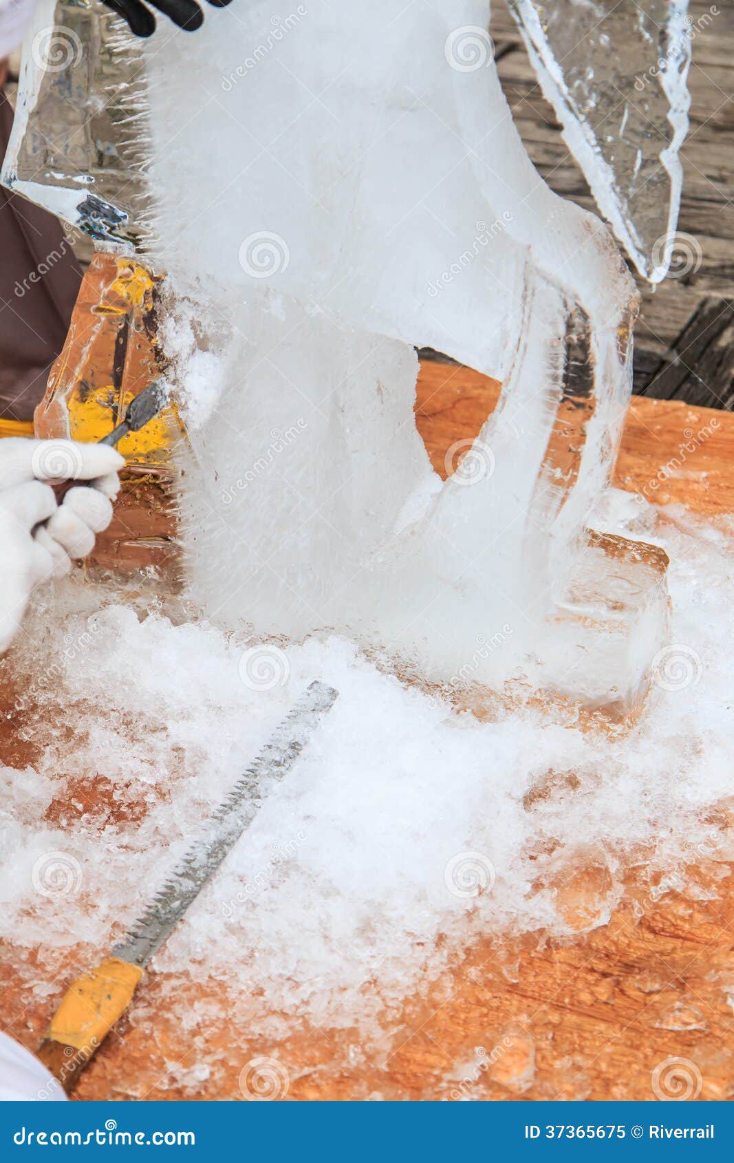 Ice carving stock image. Image of creation, beautiful - 37365675