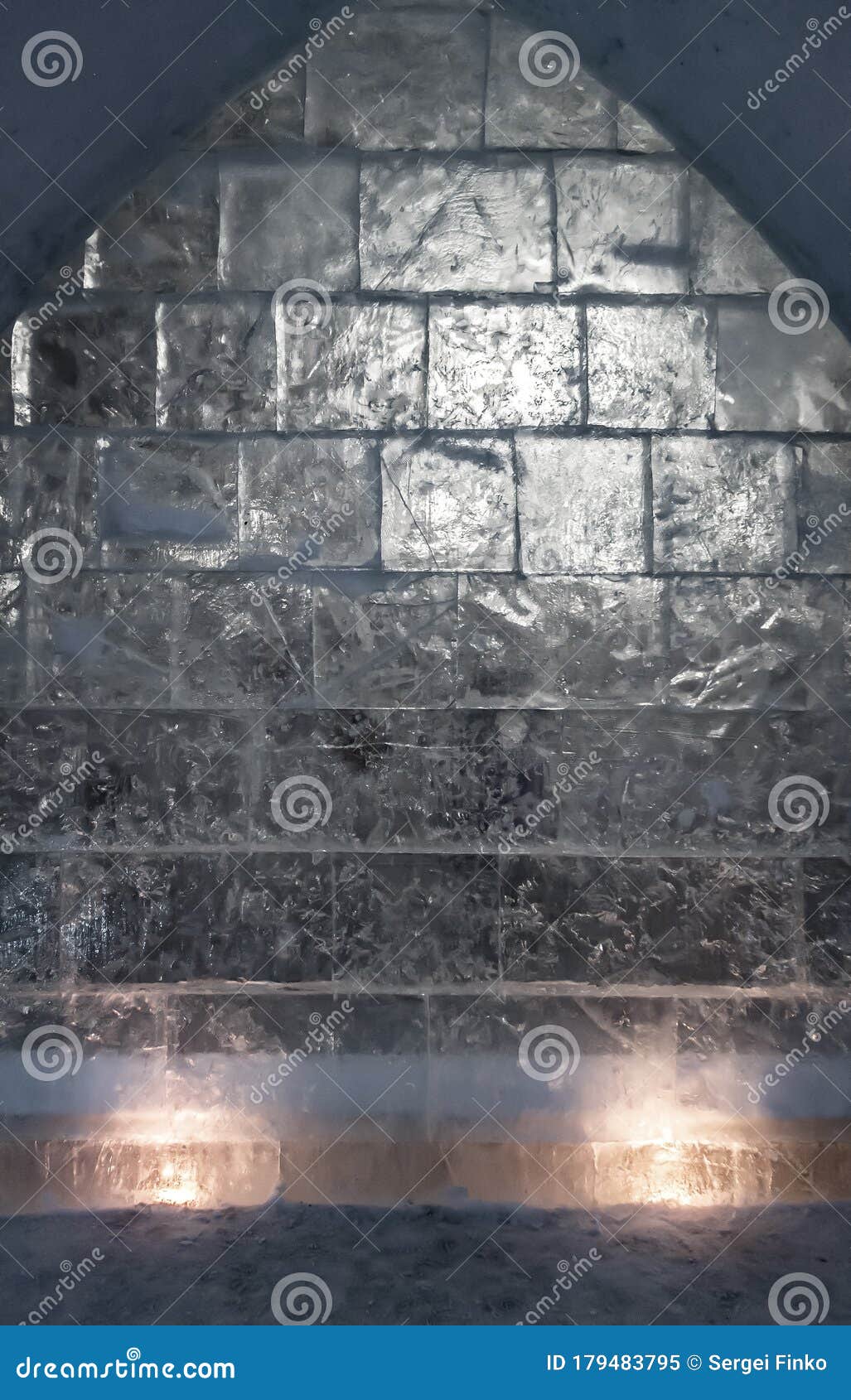 In the ice castle stock image. Image of destination - 179483795