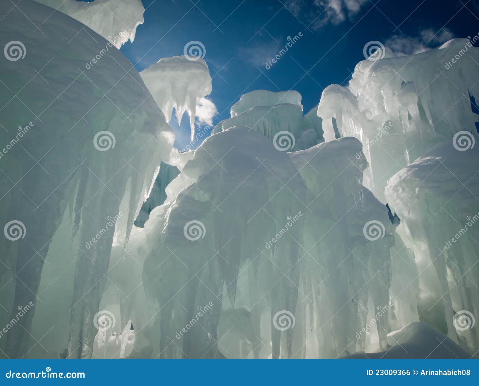 Ice Castles stock photo. Image of water, tunnel, formation - 23009366