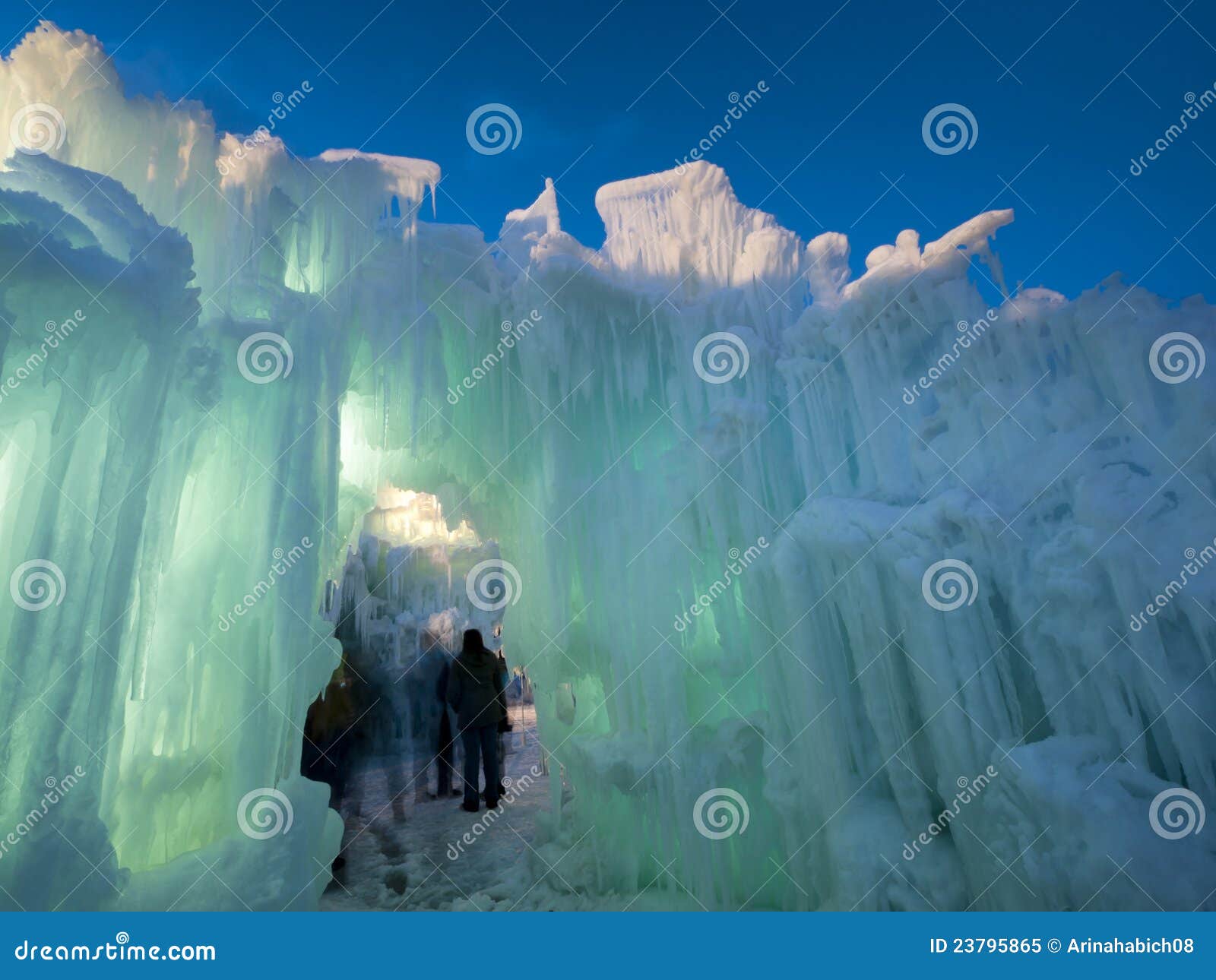 Ice Castles stock image. Image of formation, castles - 23795865