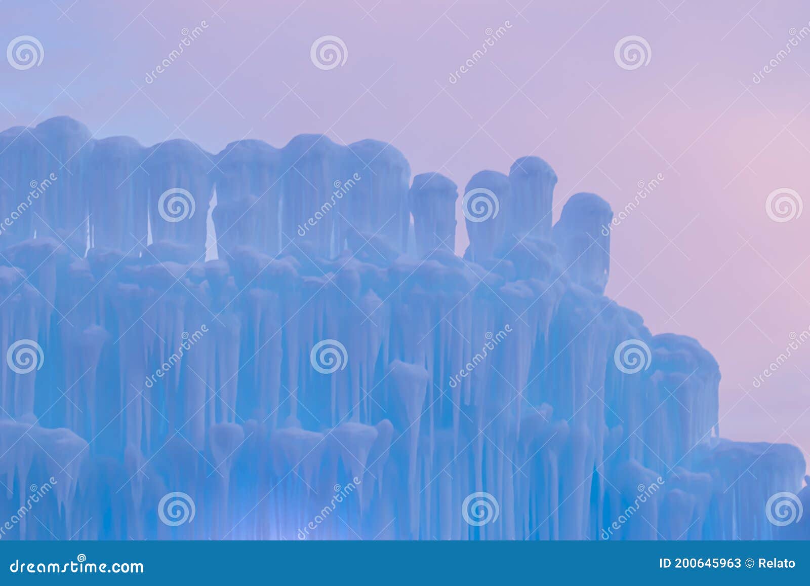 Ice Castles in Midway, Utah. Stock Image - Image of awesome, cold ...