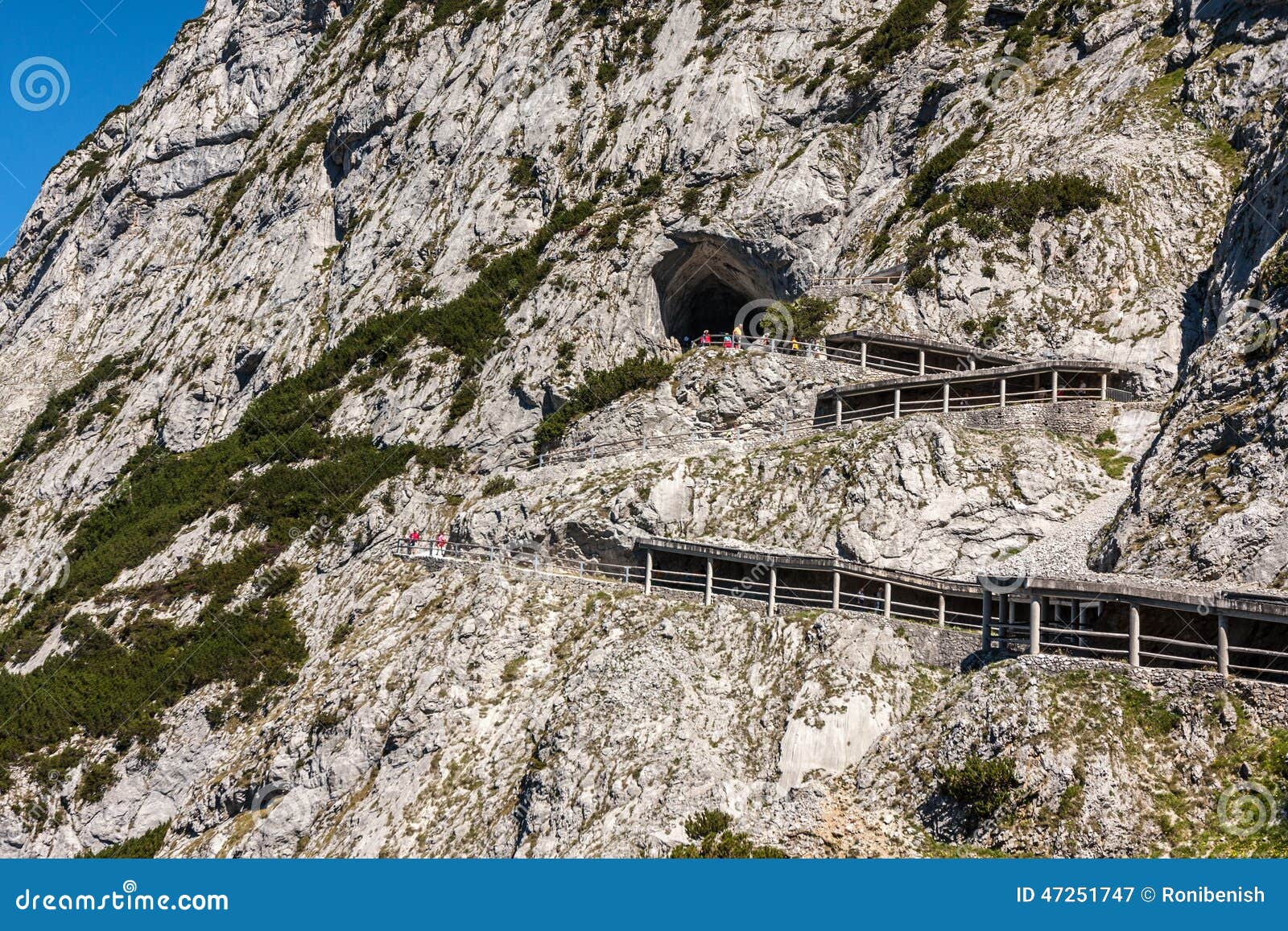 The Ice Cave in Eisriesenwelt Werfen, Austria Stock Image - Image of ...