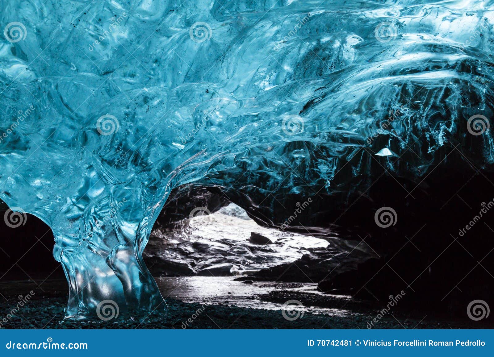Ice Cave Pillar stock image. Image of cold, jokulsarlon - 70742481