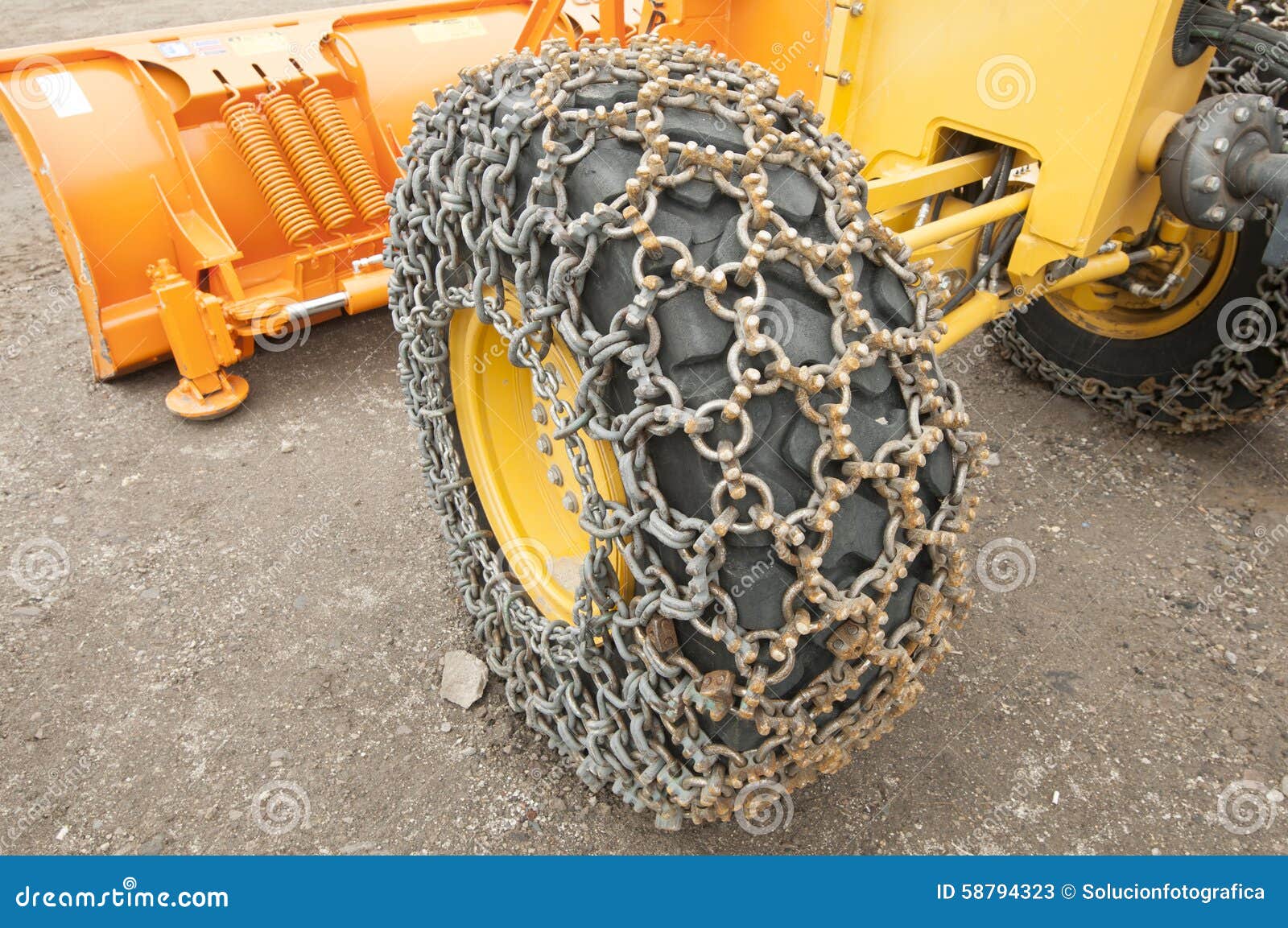 Ice chains stock image. Image of black, rubber, truck - 58794323