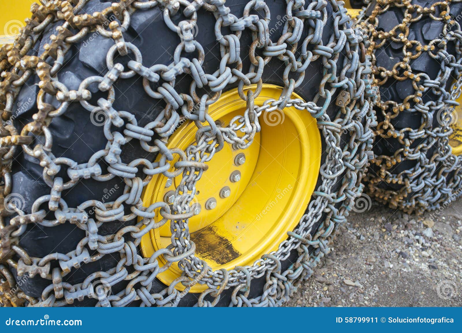 Ice chains stock image. Image of outdoor, auto, tool - 58799911