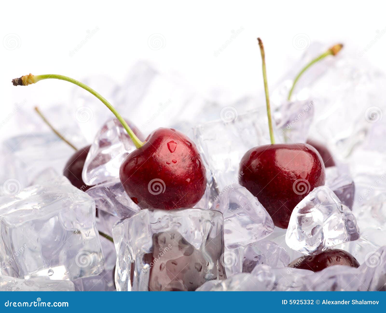 Ice Cherries stock photo. Image of vegetarian, cold, nutrition - 5925332