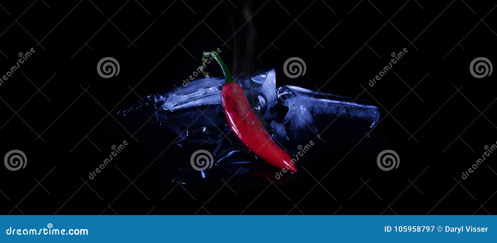 Ice and chili stock image. Image of nature, color, chili - 105958797
