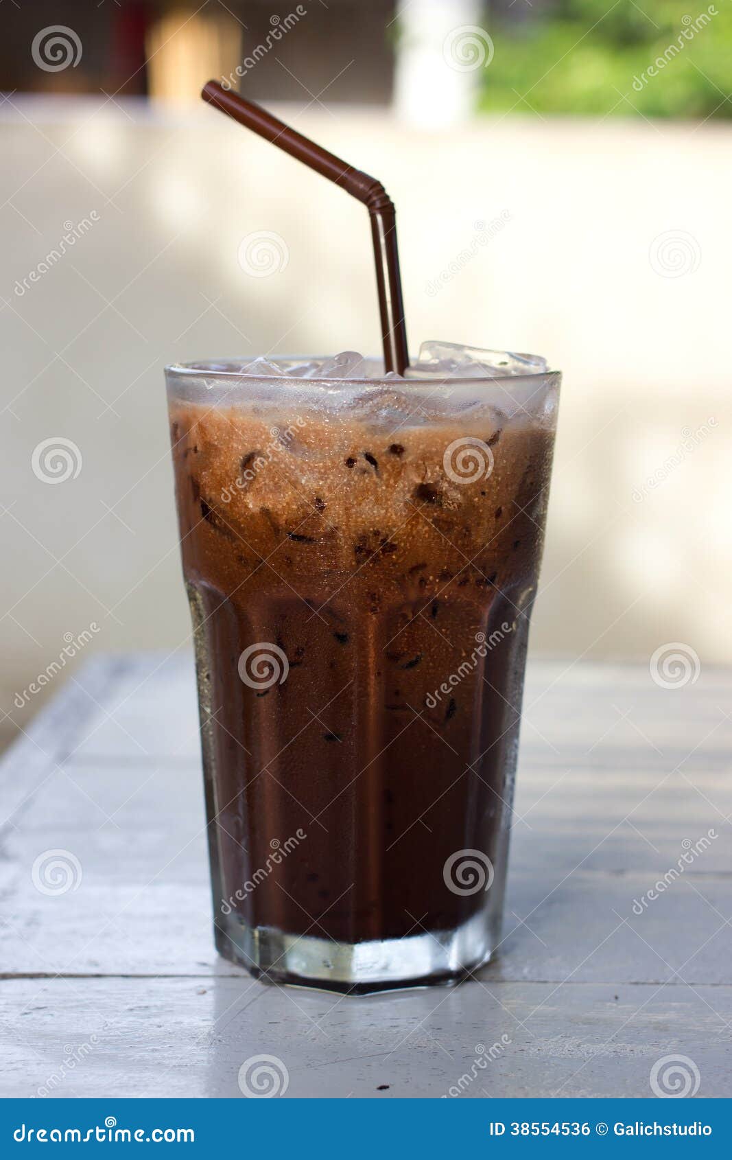 Ice chocolate stock photo. Image of liquid, fresh, coffee - 38554536