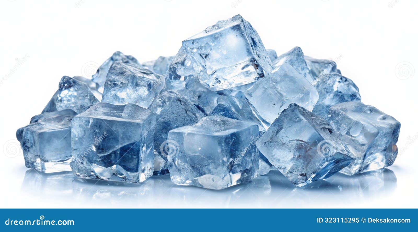 Ice Chunks Isolated Ice Cube Clipping Path Crushed Ice Pieces Creative ...