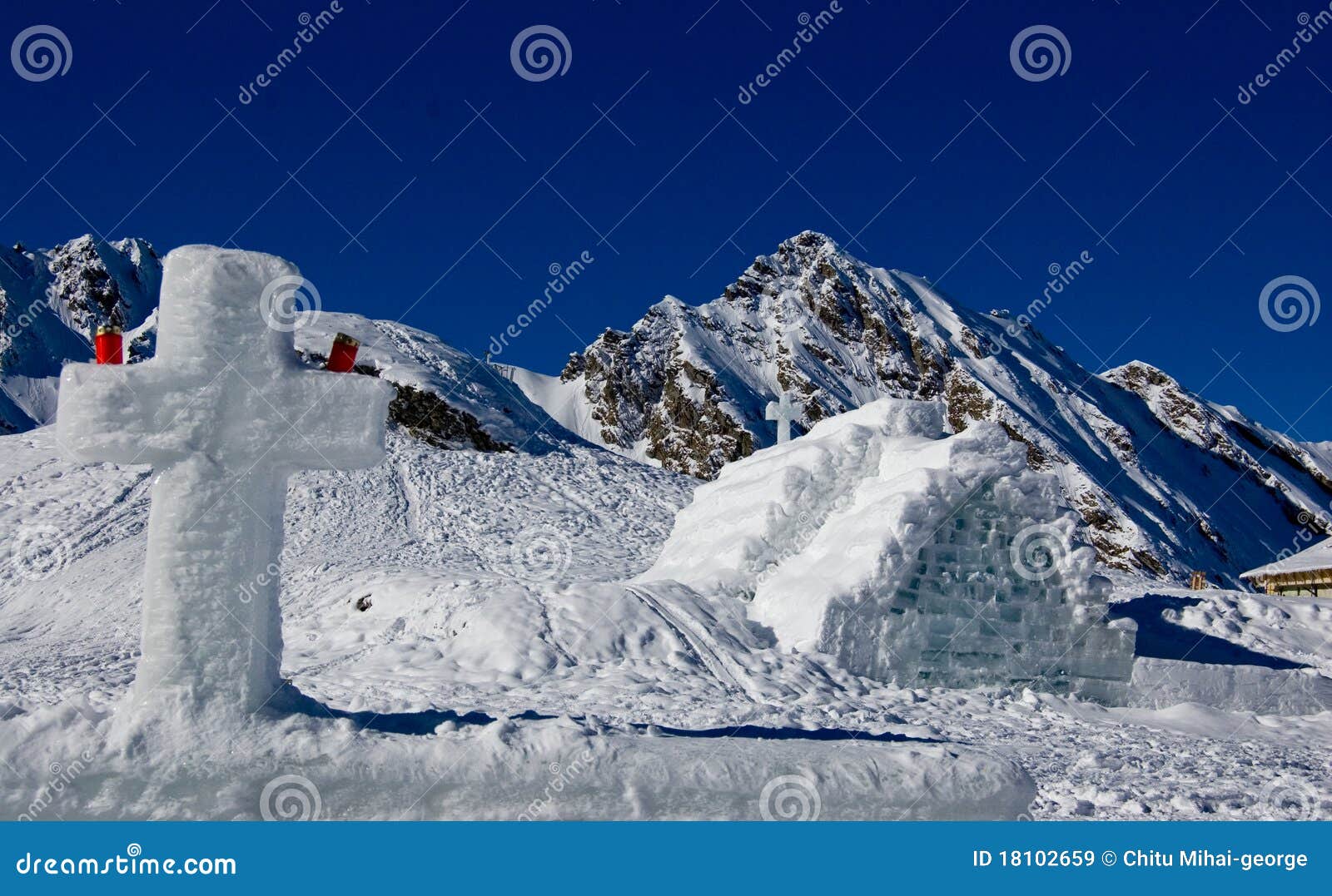 Ice Church stock image. Image of peek, season, landscape - 18102659