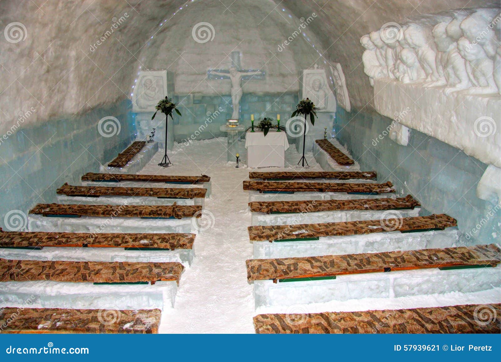 Ice Church in romania stock image. Image of faith, house - 57939621