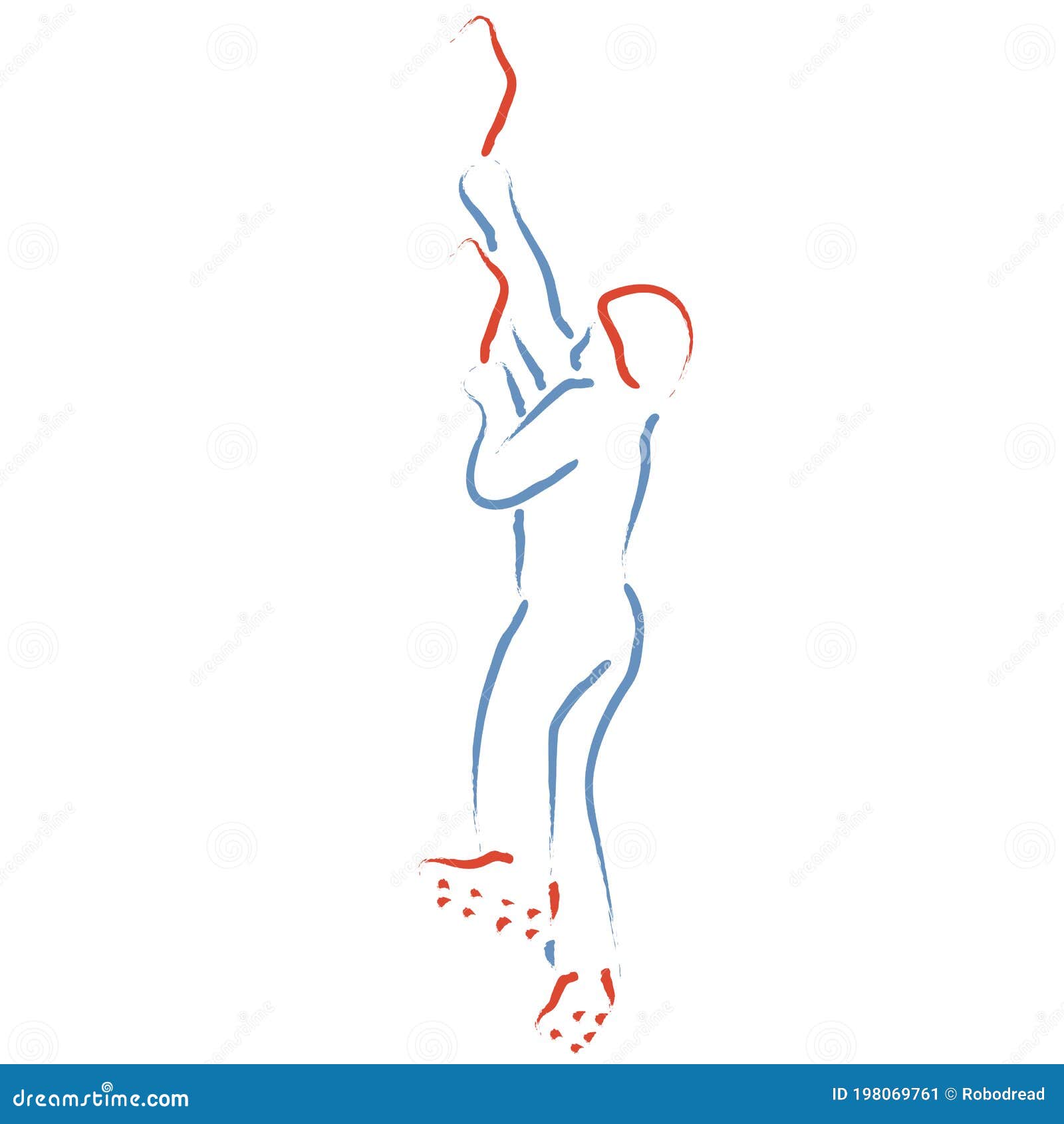 Ice Climbing, Climber Stylized Vector Illustration Stock Vector ...