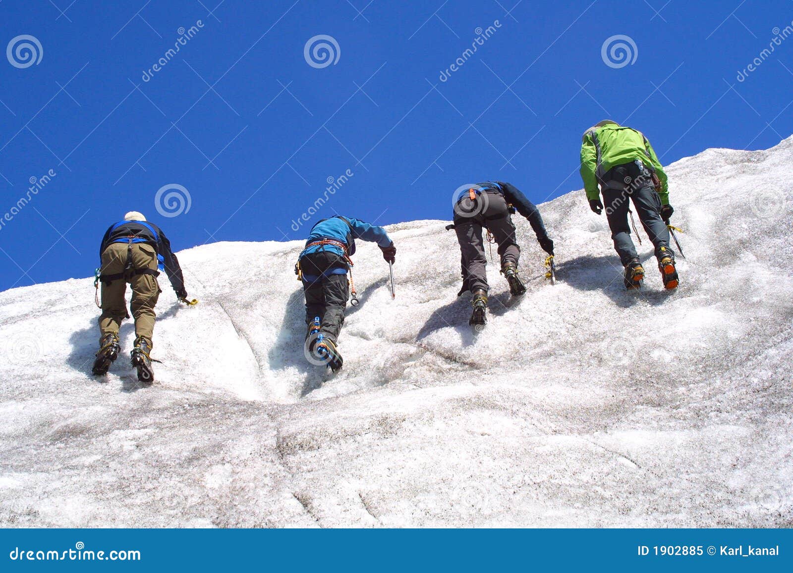 Ice climbing group stock image. Image of winter, menpower - 1902885