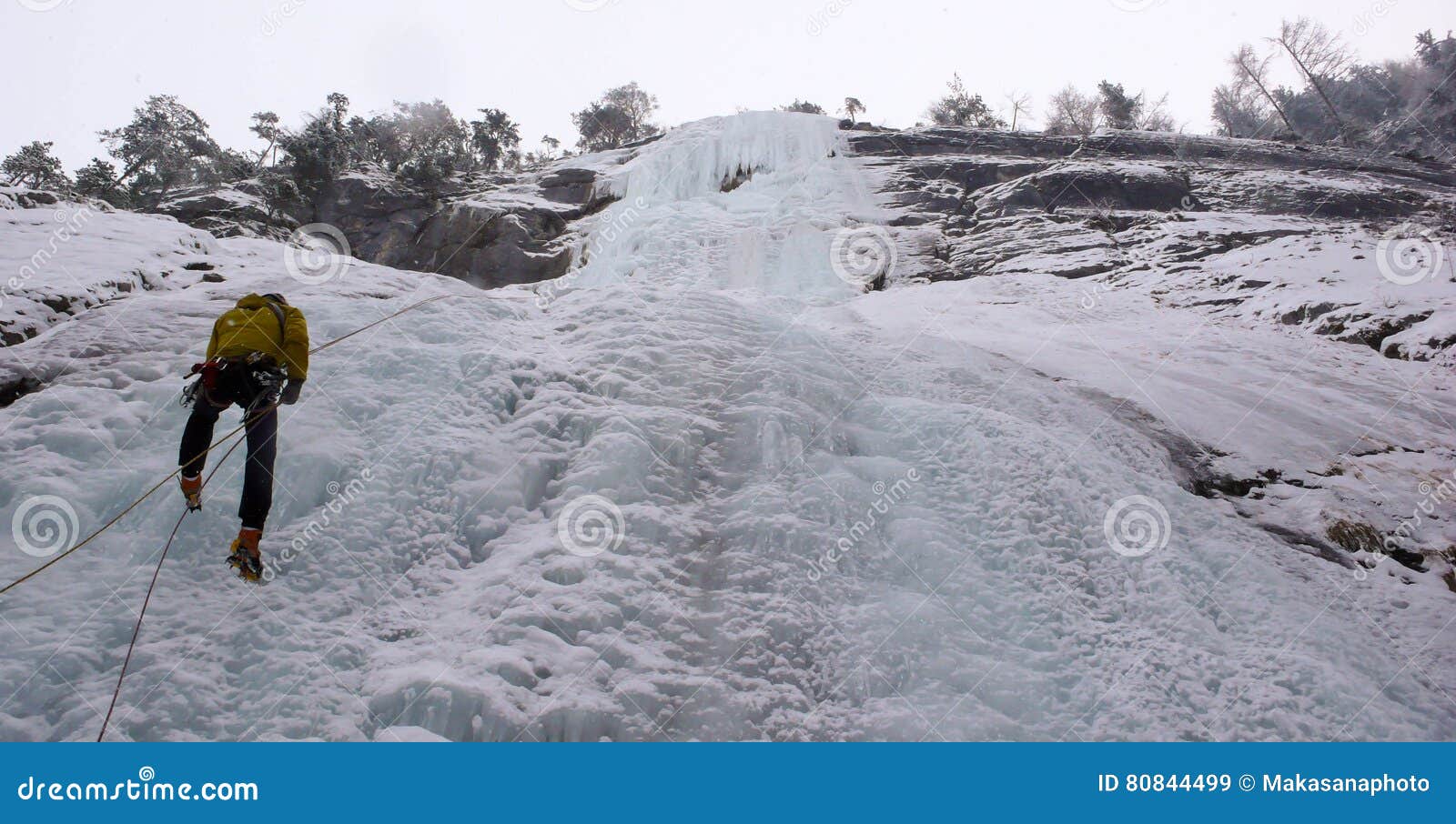 Ice climbing stock image. Image of extreme, risk, fall - 80844499