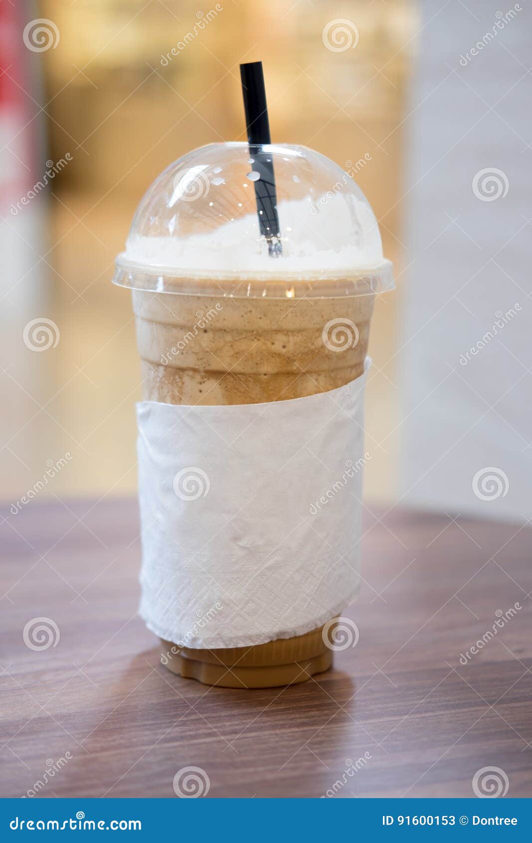 Ice coffee frappe stock image. Image of caffeine, latte - 91600153