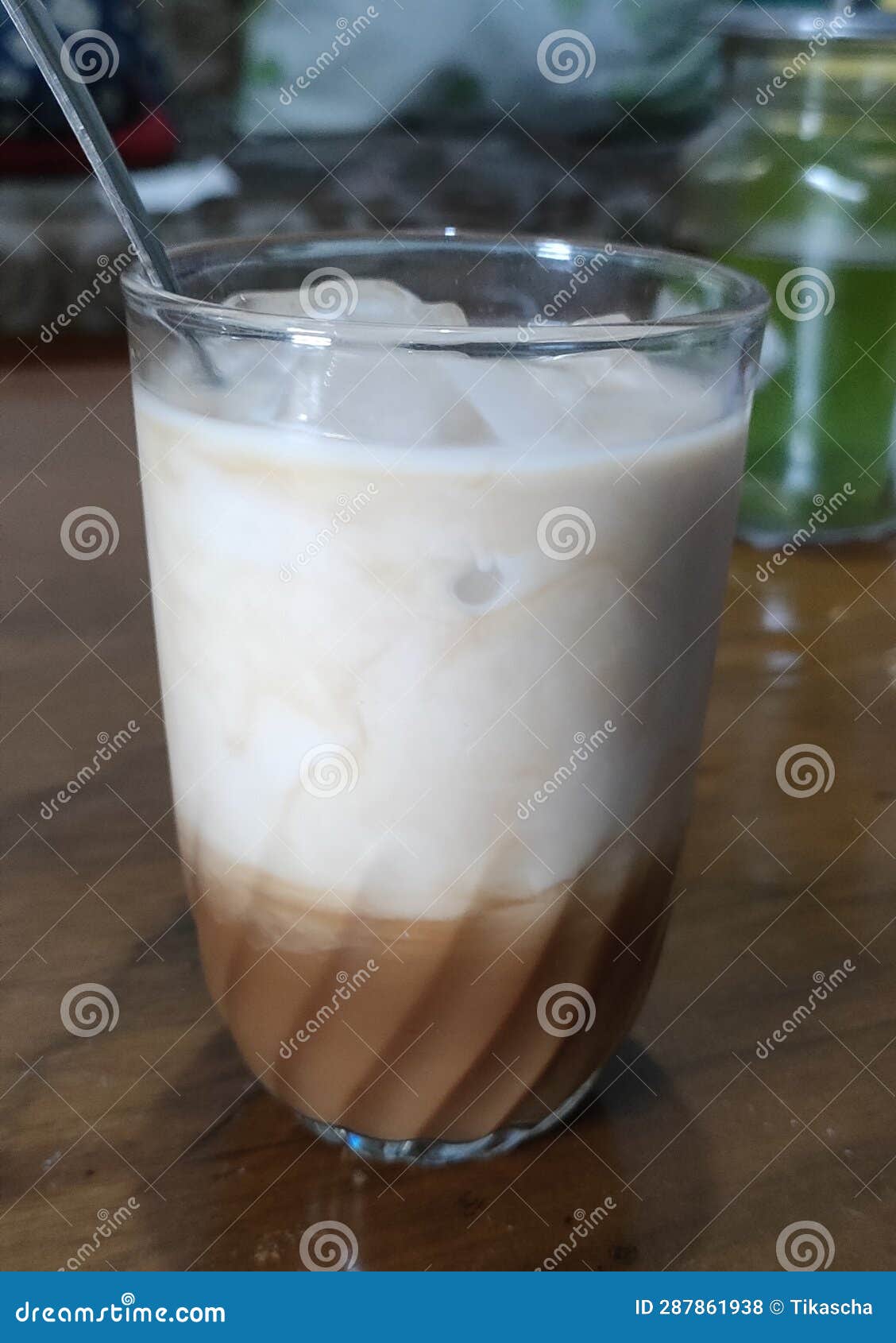 Ice Coffee Latte & X28;Es Kopi Susu& X29; Stock Photo - Image of kopi ...