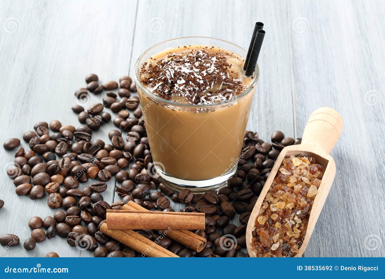 Ice coffee shake stock photo. Image of brown, coffee - 38535692