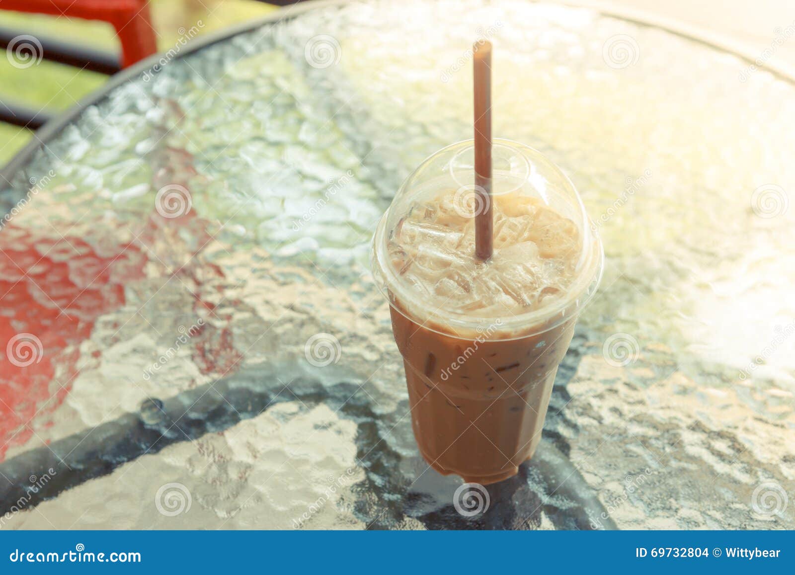 Ice Coffee on Table in Cafe Stock Photo - Image of coffee, restaurant ...