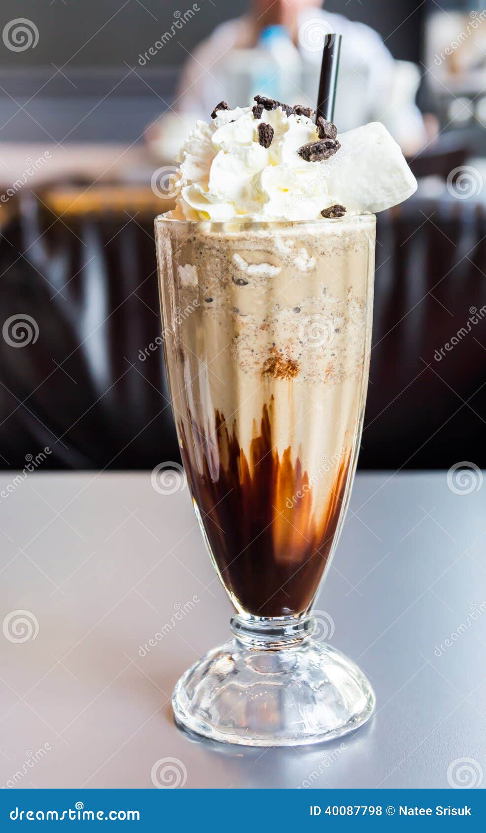 Ice coffee stock photo. Image of food, saucer, shop, glass - 40087798