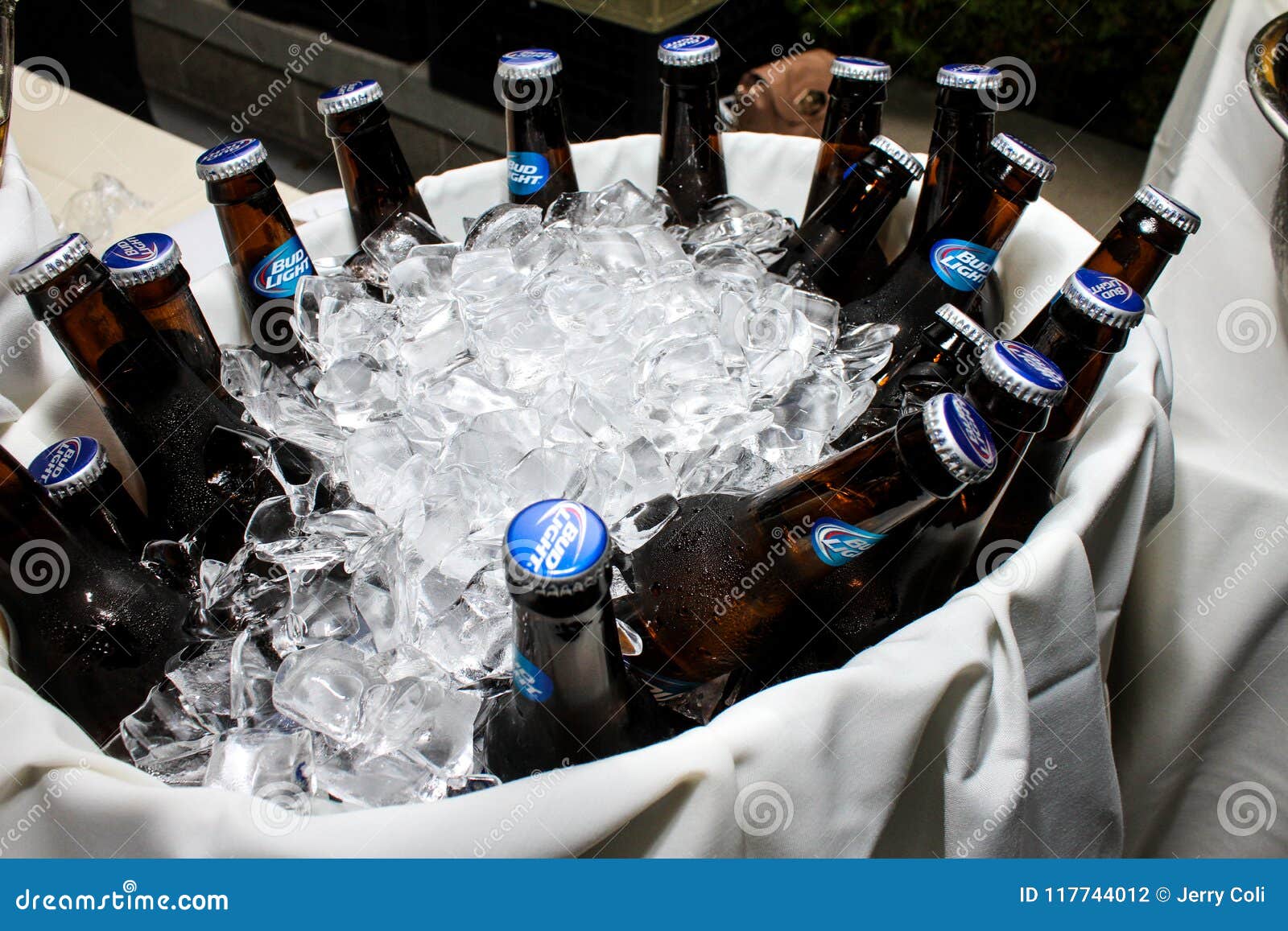 Ice Cold Bottles of Bud Light Editorial Photography - Image of guests ...