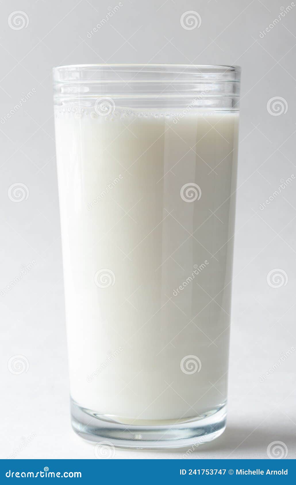 Ice Cold Glass of Milk stock image. Image of glass, isolated - 241753747