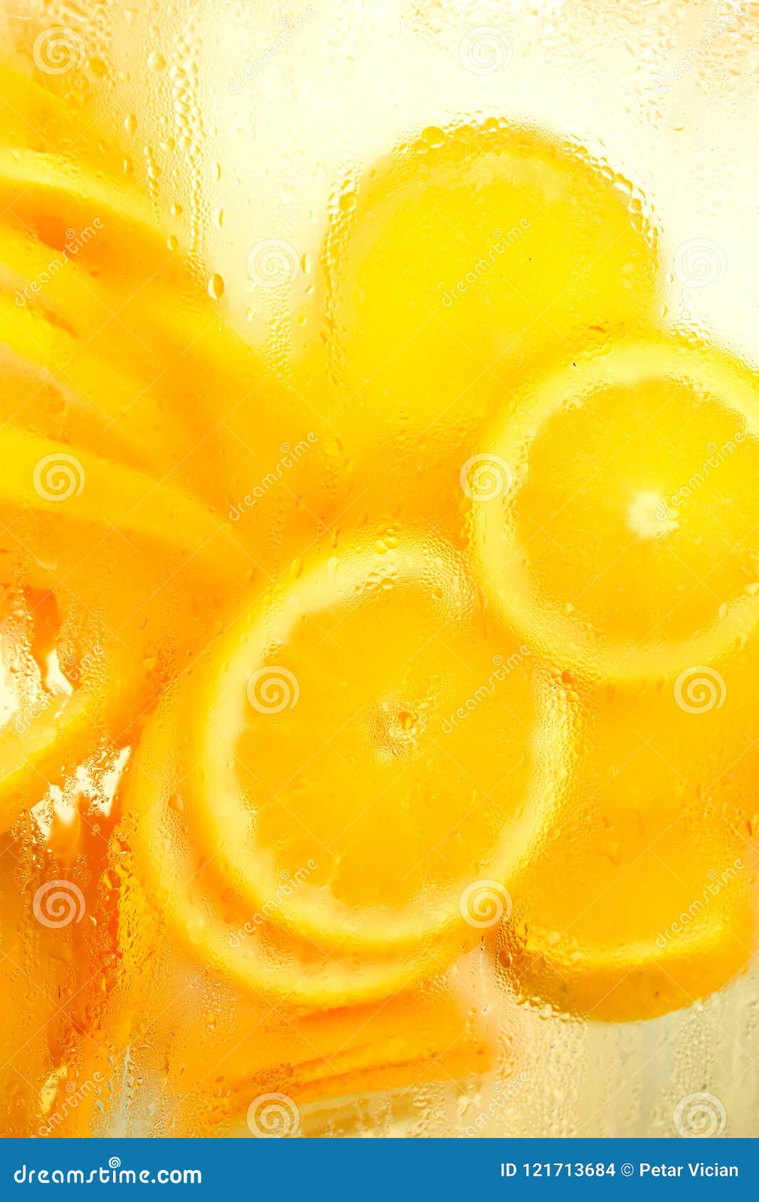 Ice Cold Glass with Refreshing Water Stock Photo - Image of lemonade ...