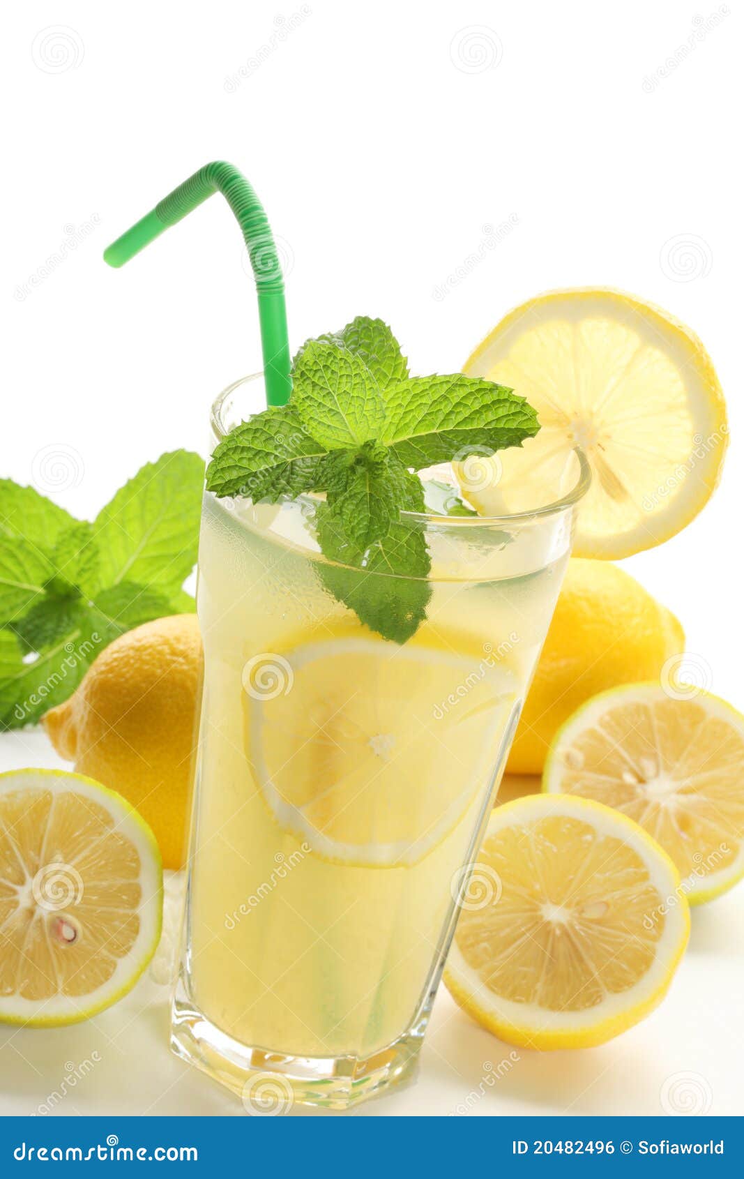 Ice Cold Lemonade stock photo. Image of cool, tonic, condensation ...