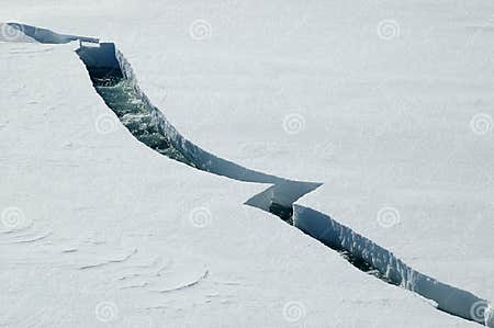 Ice crack stock photo. Image of pole, separate, change - 3567342