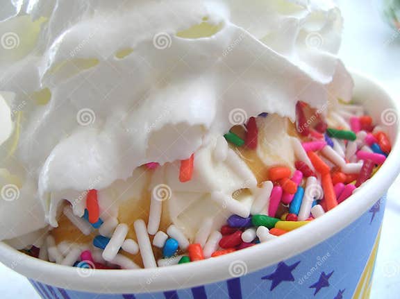 Ice Cream stock photo. Image of whipped, vanilla, caramel - 4294132